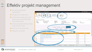 Paradigmeskifte for sags- og projektstyring, Peter Jørgensen - Workpoint | PPT