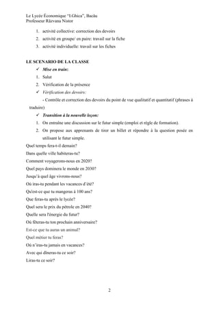 PROJET-DIDACTIQUE.docx | Educational Assessment | Education
