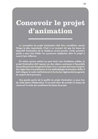 Projet d'animation en EHPAD | PDF