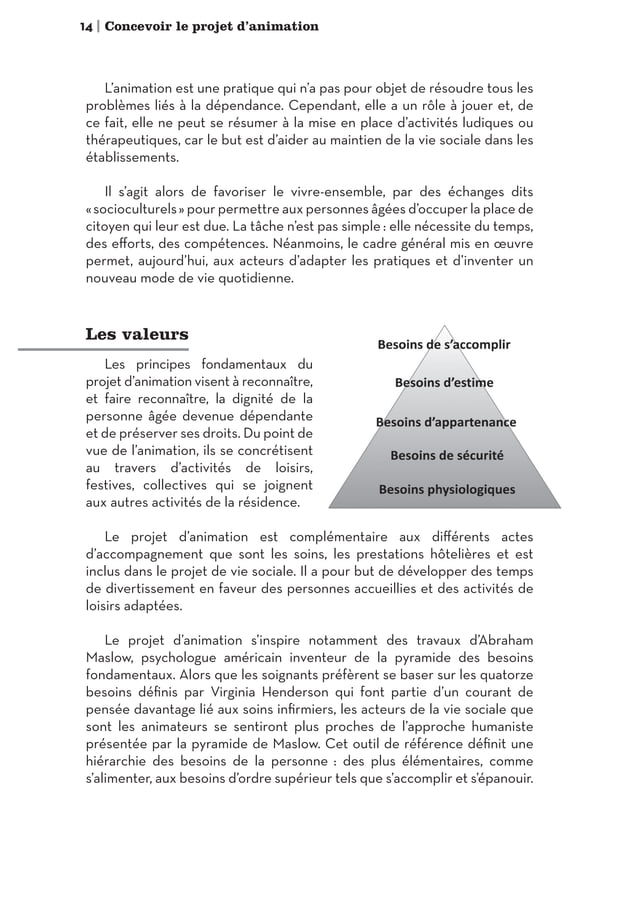 Projet d'animation en EHPAD