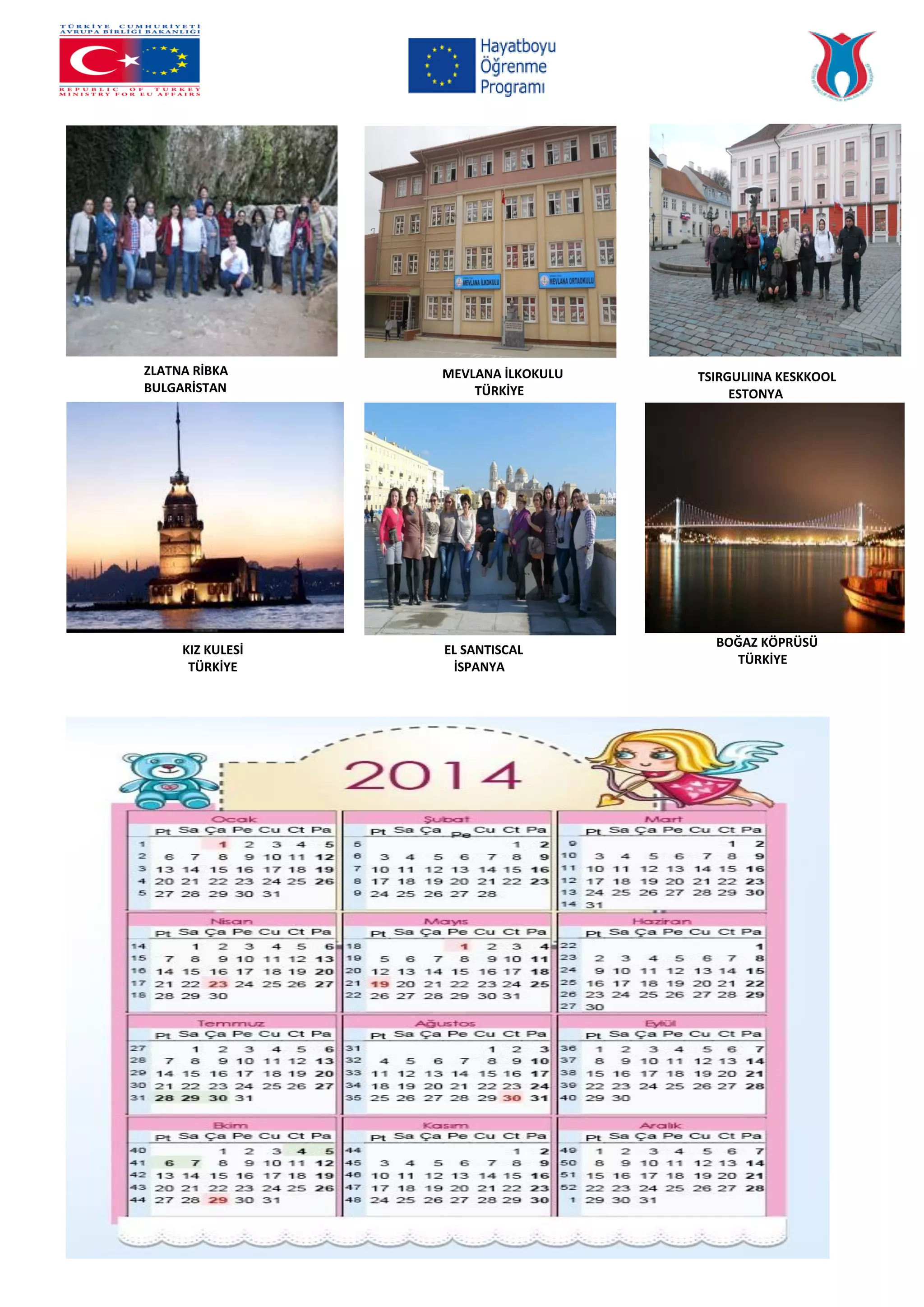 Turkish Project Calender | PDF