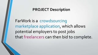 FarWork - The freelancing app optimized for Cameroon. | PPTX