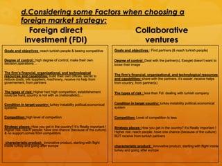 International Business Management: EasyJet | PPTX