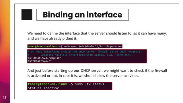 Configuring a DHCP Server | PPT
