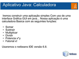 Projeto calculadora em_java | PPT