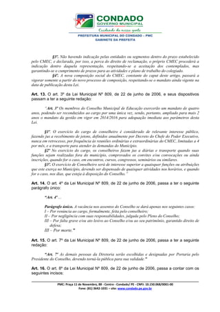 Minuta de Projeto de Lei para criação do SisMEC | PDF