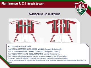 Projeto de patrocinio fluminense beach soccer novo | PPT