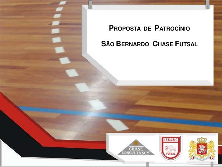 Projeto De Patrocinio Sb Chase Projeto De Patrocinio Sb Chase