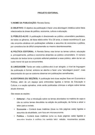 Projeto Editorial - Exemplo | PDF | Publishing Industry | Industries