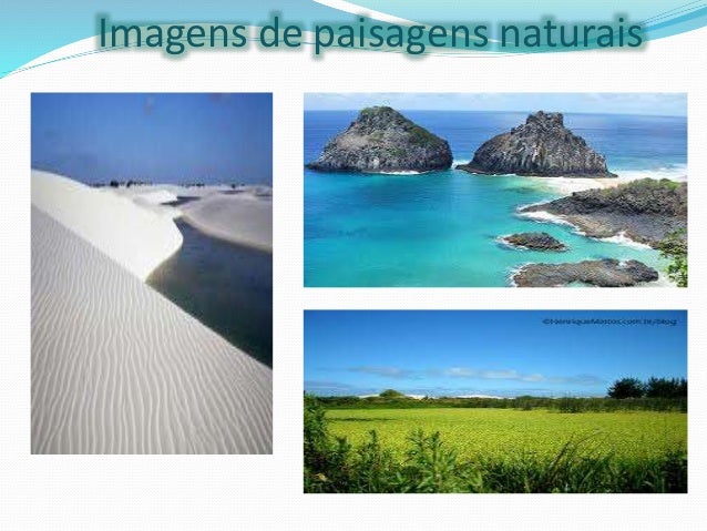 Paisagem natural e modificada