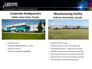 Projetos Brasil e Exterior - LED | PPTX