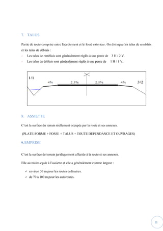 Projet routier | PDF