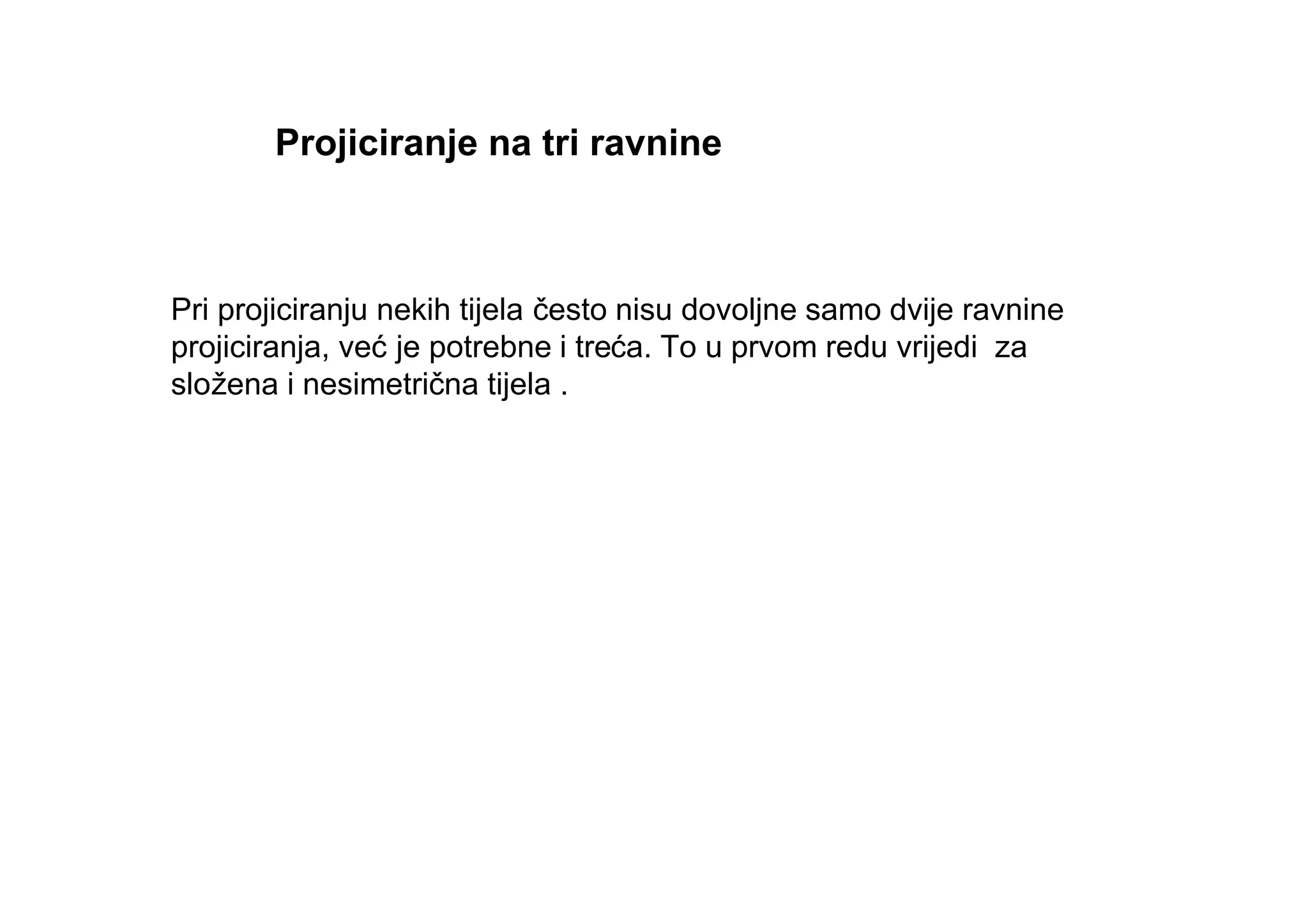 Projiciranje, presjeci, kotiranje, toleranci | PDF