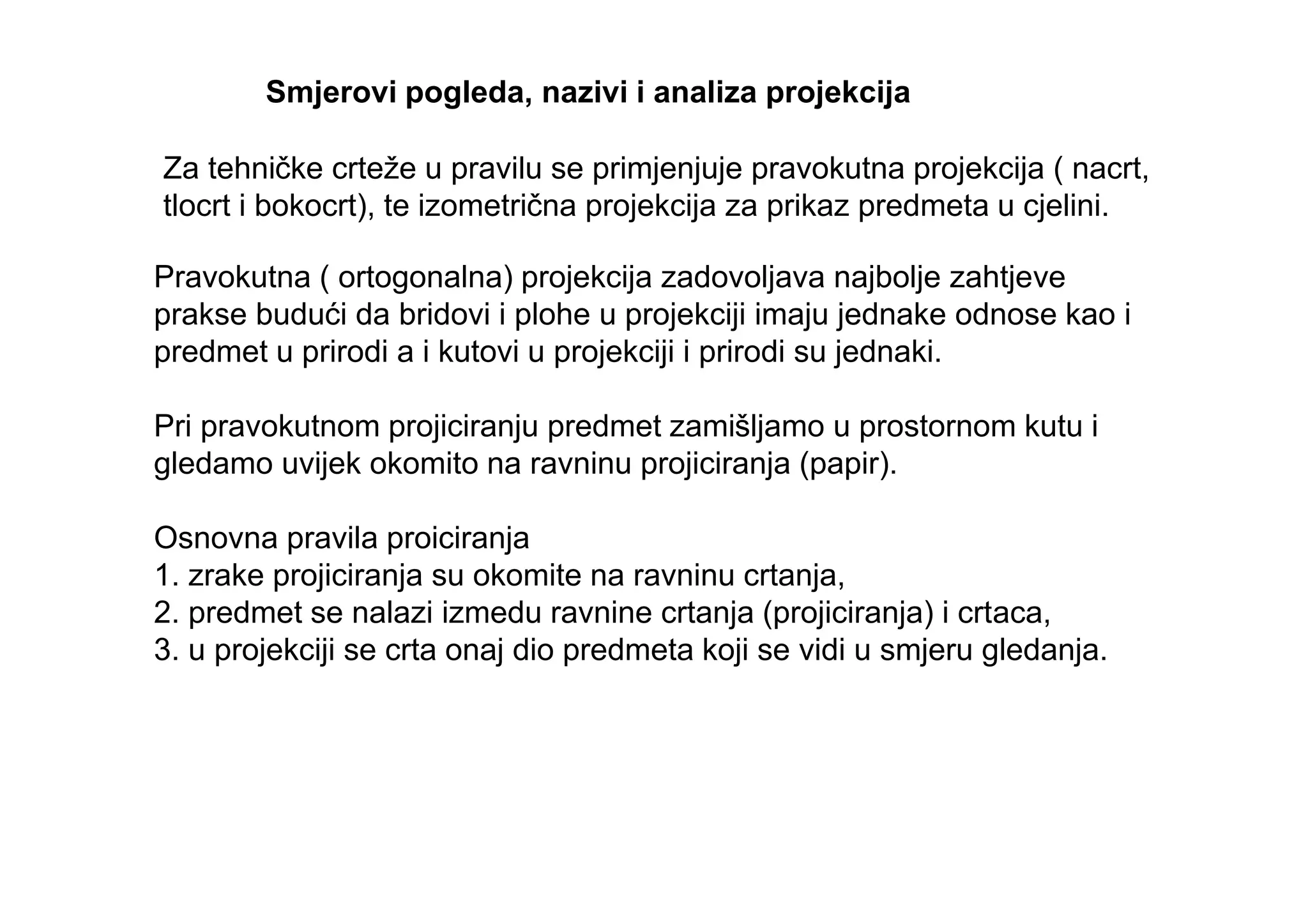 Projiciranje, presjeci, kotiranje, toleranci | PDF