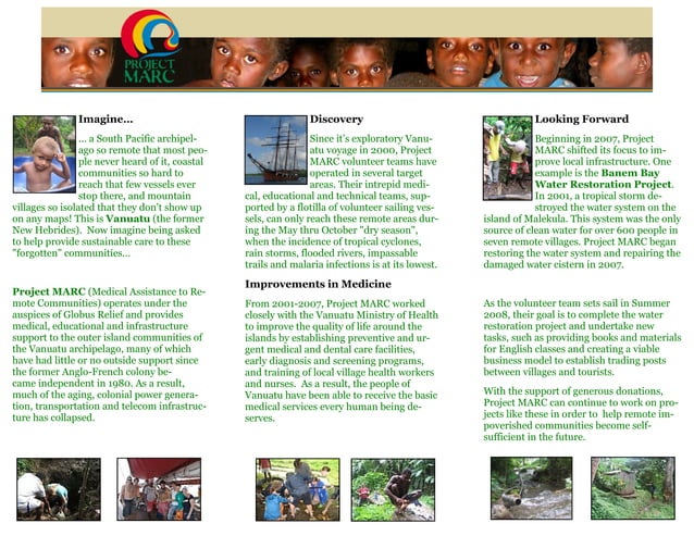 Project Marc Brochure | PDF