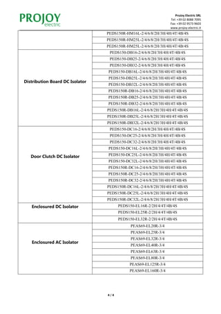 Projoy dc switch model reference | PDF