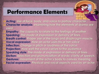 Elements of Drama | PPTX