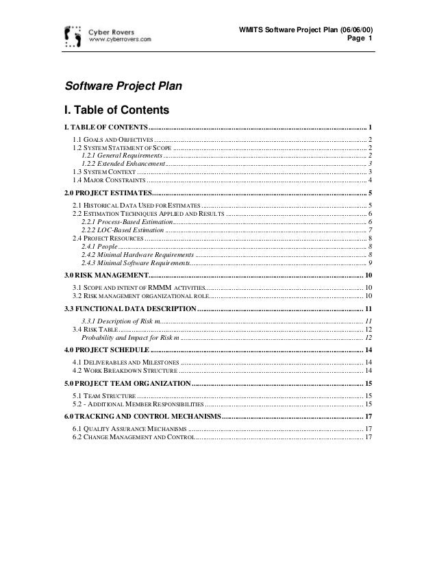Project Plan project-plan