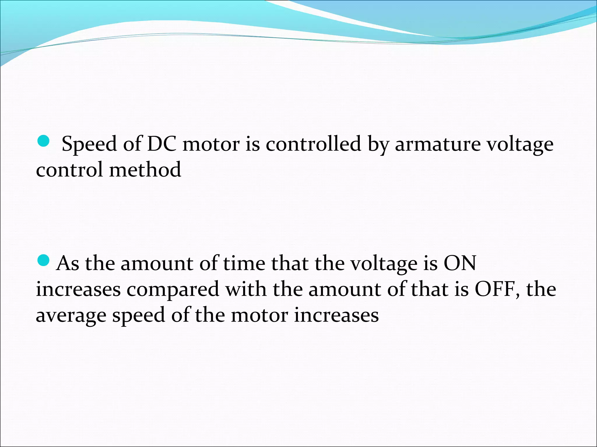 BIDIRECTIONAL SPEED CONTROL OF DC MOTOR USING 8051 MICROCONTROLLER | PPT