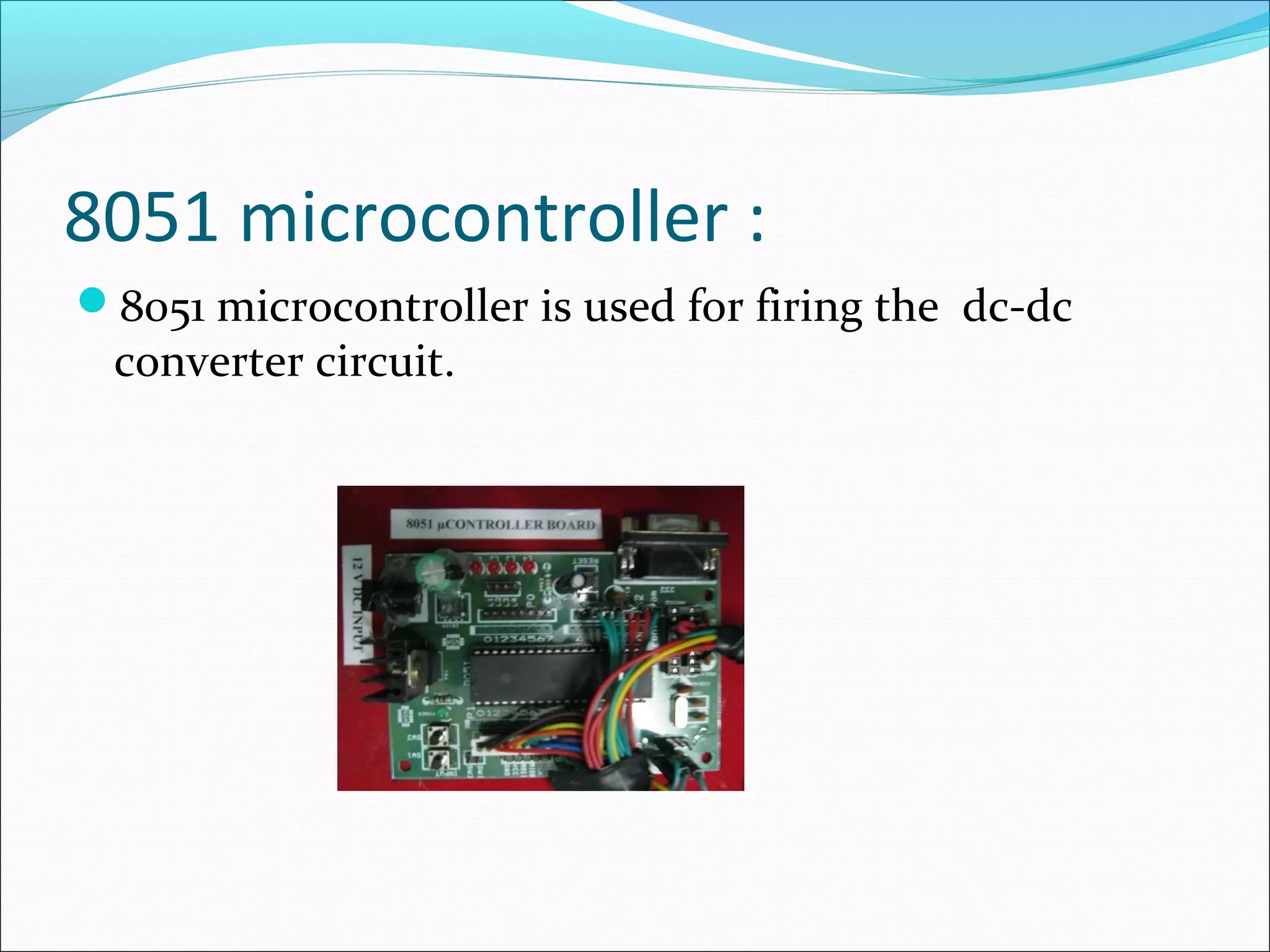 BIDIRECTIONAL SPEED CONTROL OF DC MOTOR USING 8051 MICROCONTROLLER | PPT