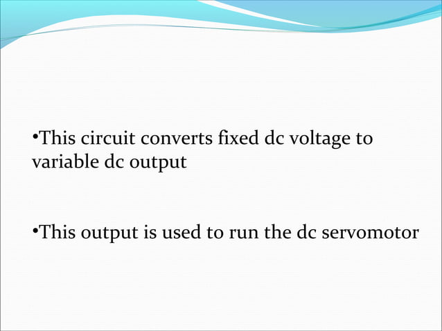 BIDIRECTIONAL SPEED CONTROL OF DC MOTOR USING 8051 MICROCONTROLLER | PPT