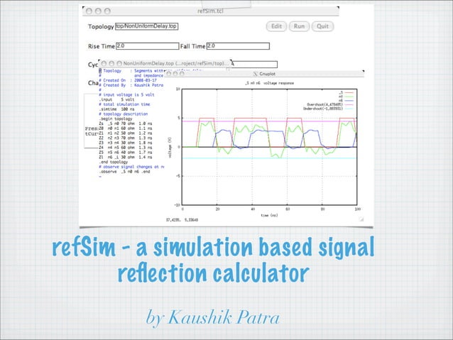 Simulation of Signal Reflection in Digital Design | PPT