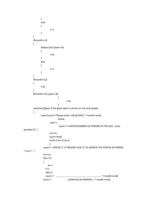 projrct oop.pdf | Programming Languages | Computing