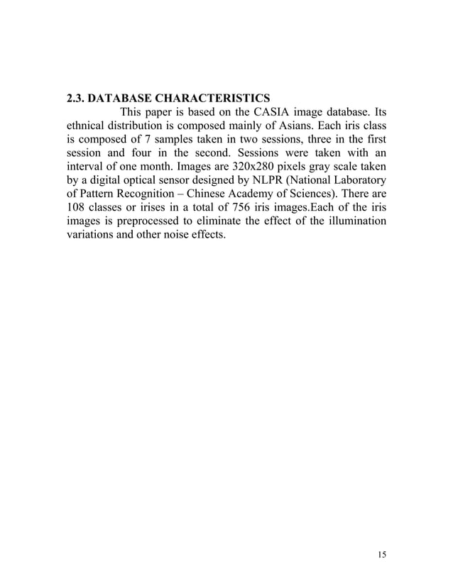 Iris based Human Identification | PDF | Internet Safety | Parenting