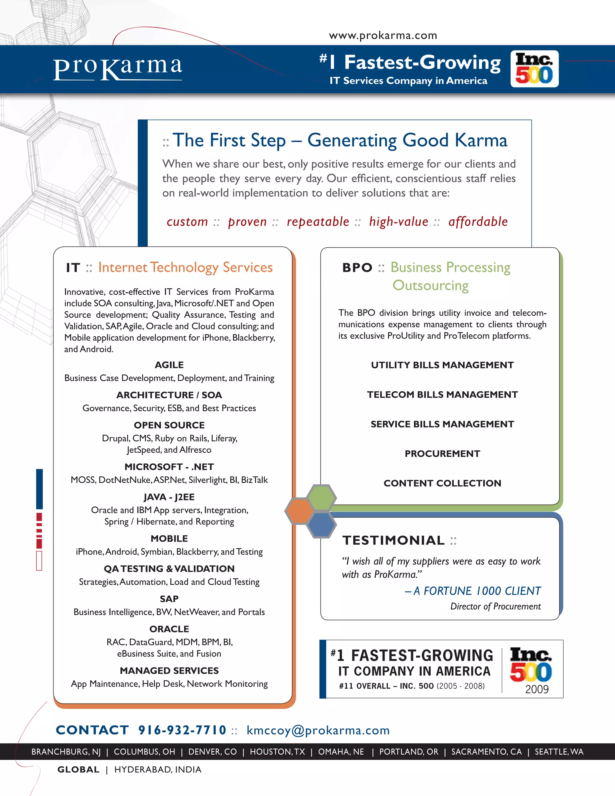 ProKarma Overview | PDF