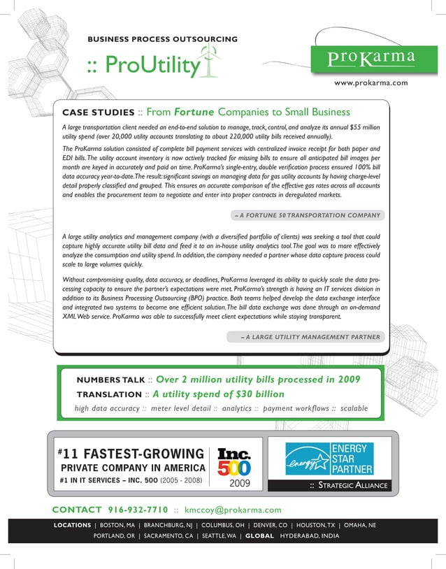 ProUtility Flyer | PDF