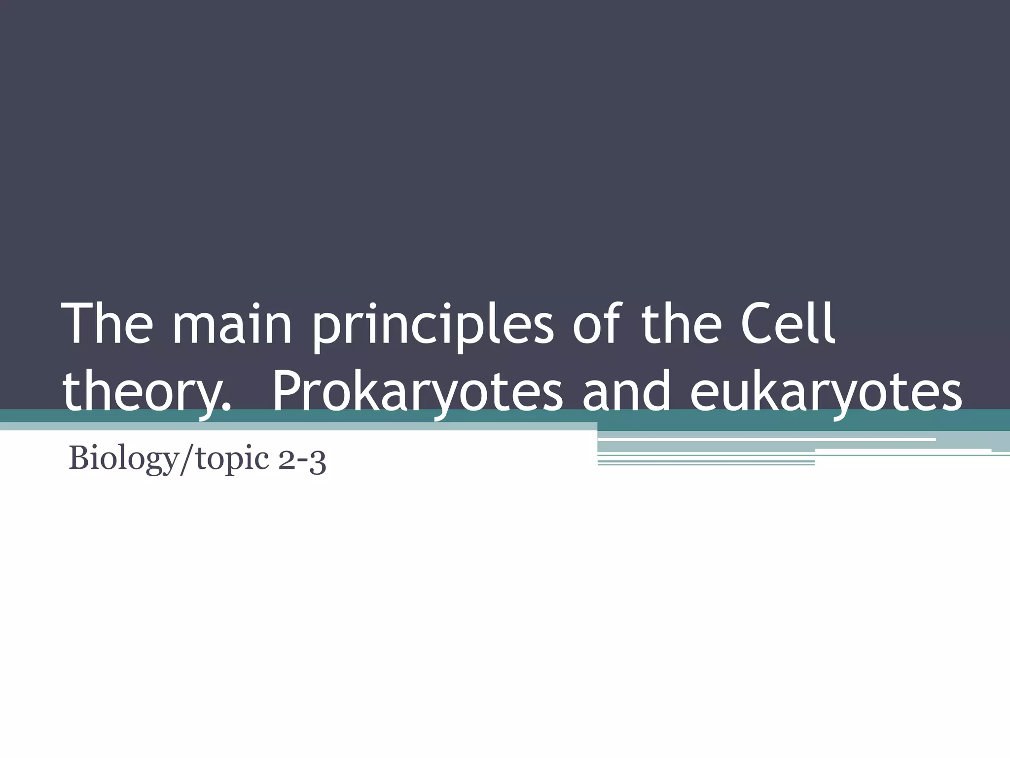 Prokaryotes and eukaryotes | PPTX | Biological Sciences | Science