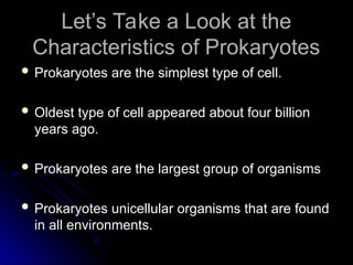 prokaryotic cells versus eukaryotic cells | PPT