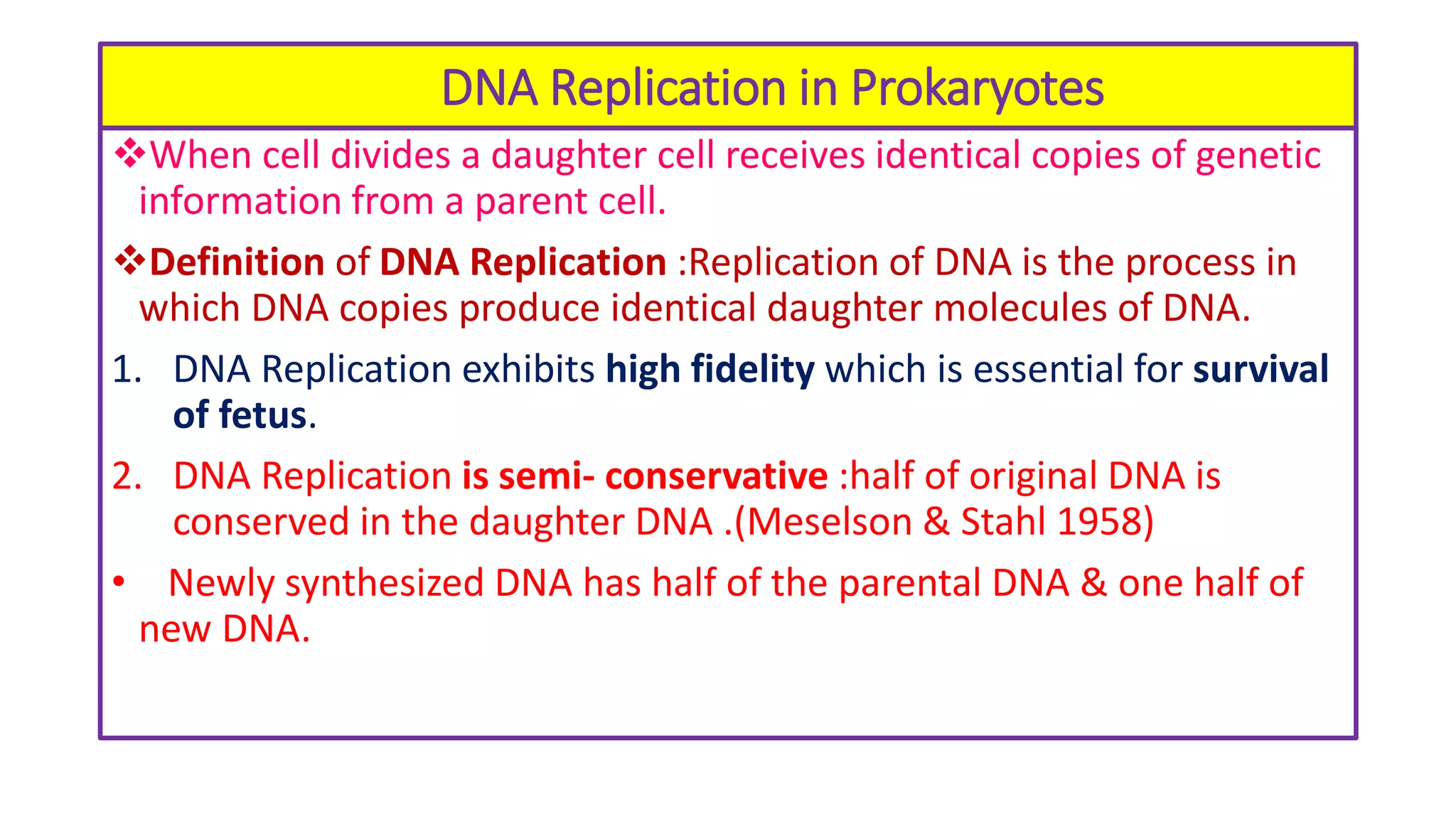 Prokaryotic and eukaryotic dna replication with their clinical ...