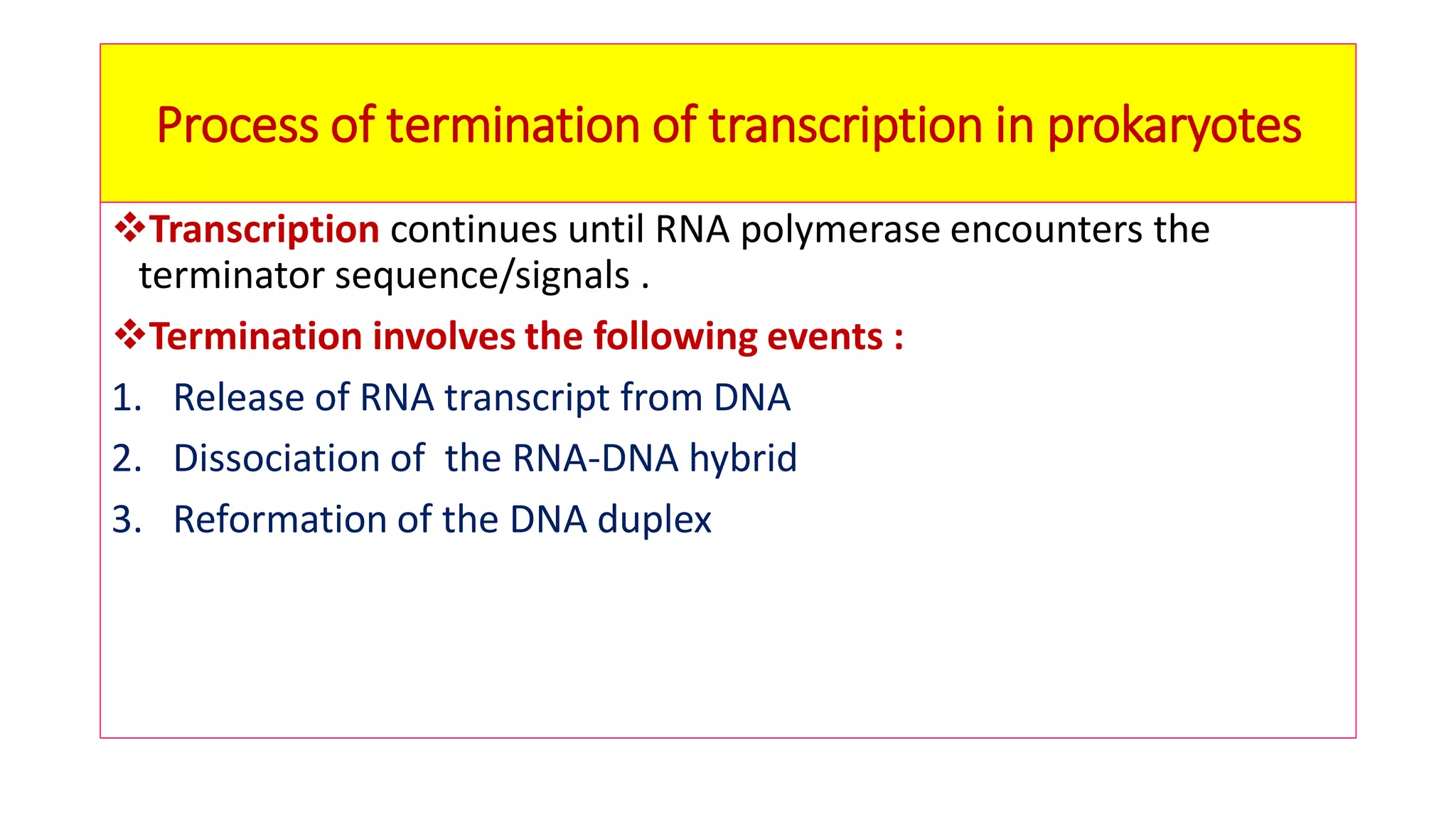 Prokaryotic and eukaryotic transcription with their clinical ...