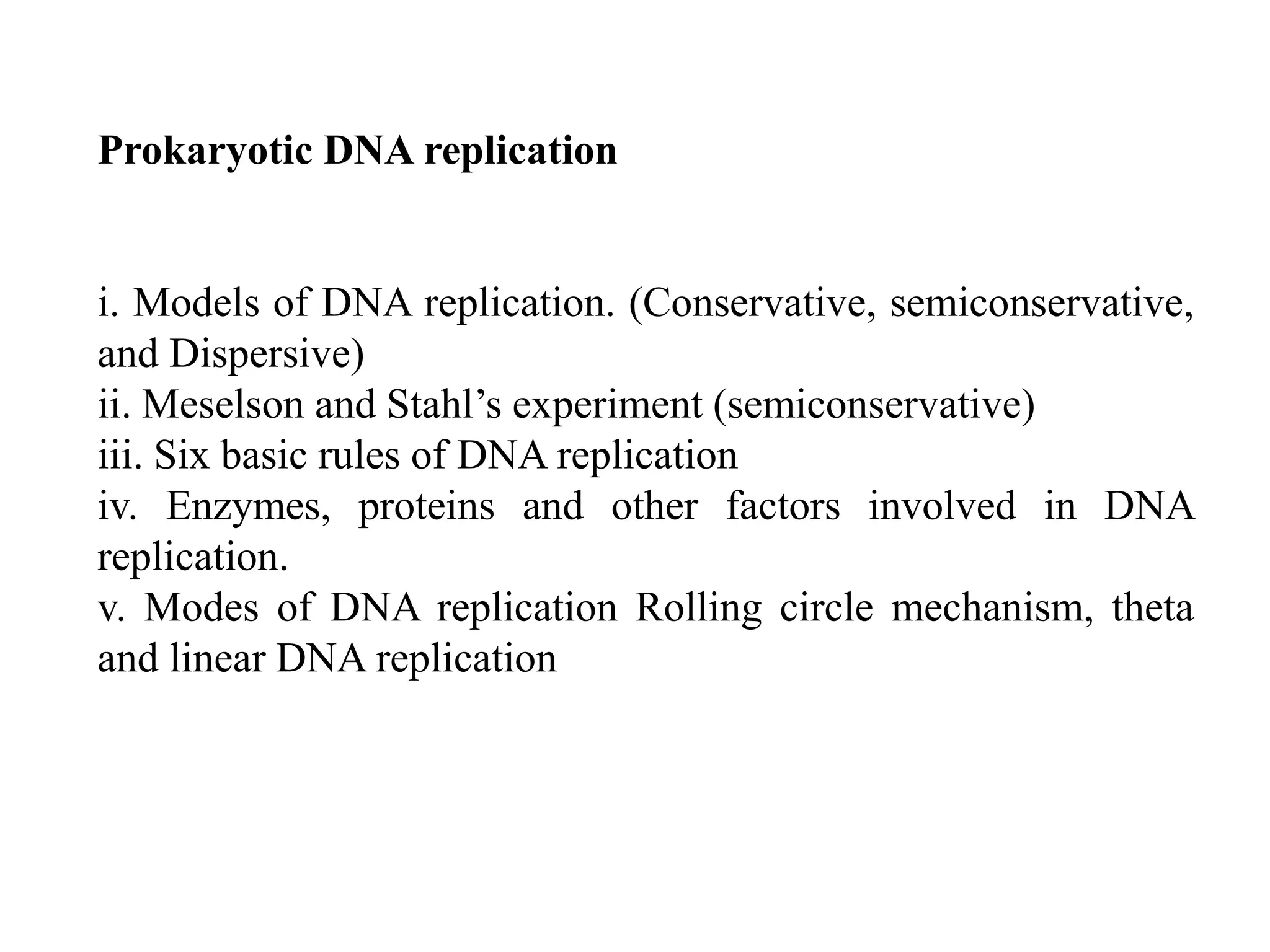 Prokaryotic DNA replication | PPTX