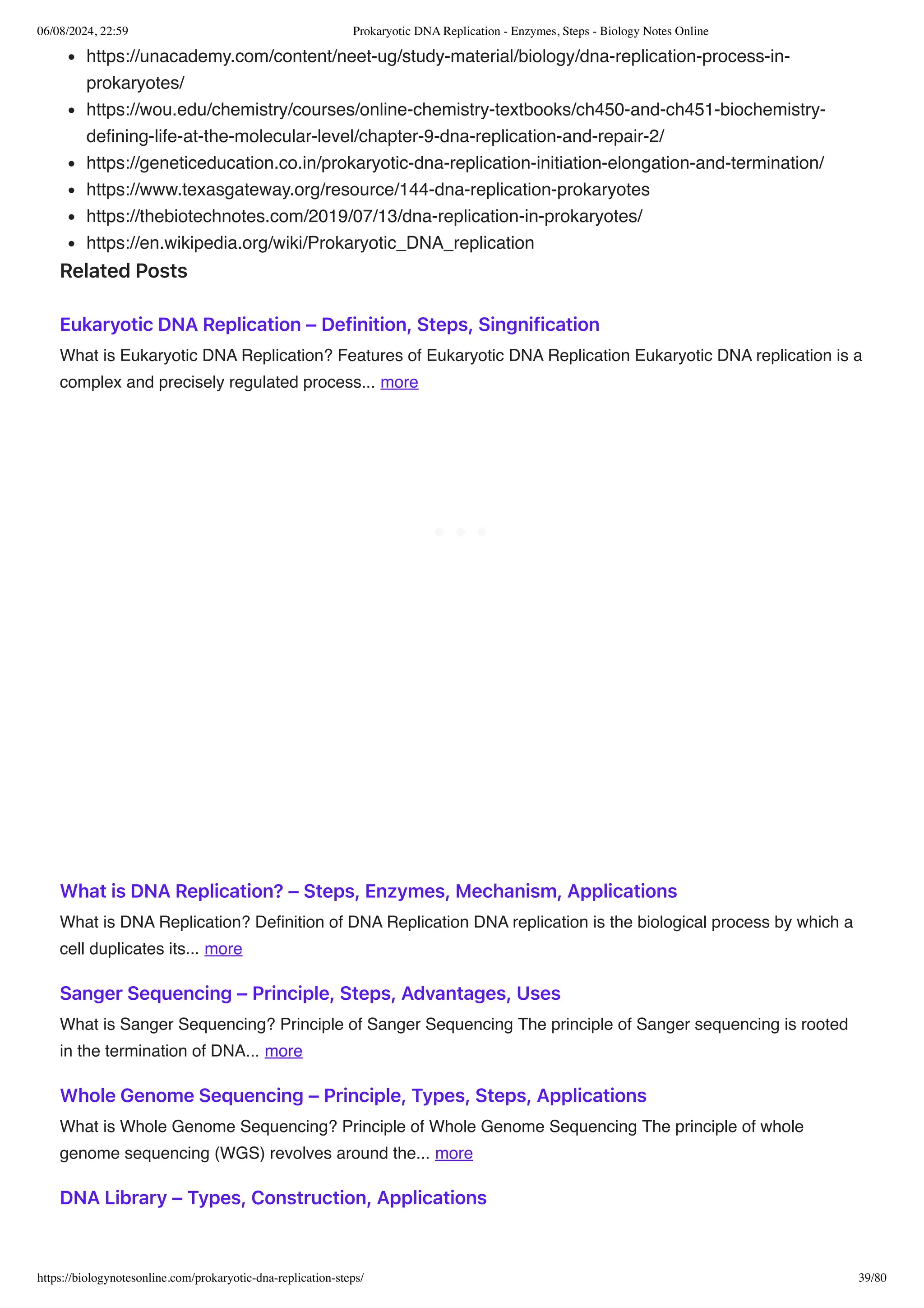 Prokaryotic DNA Replication - Enzymes, Steps - Biology Notes Online.pdf