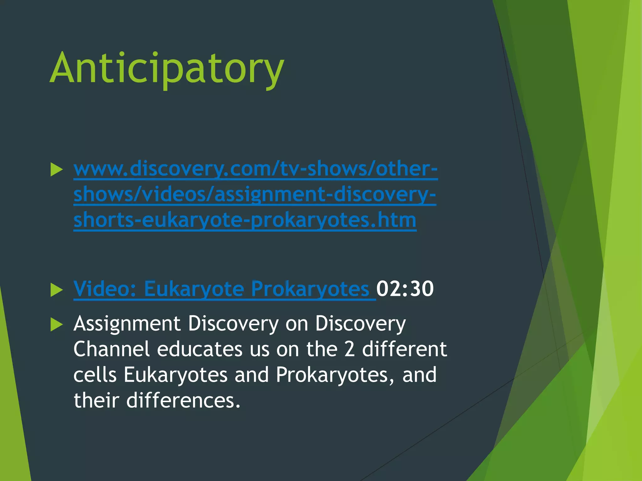 Prokaryotic &eukaryotic cells | PPTX