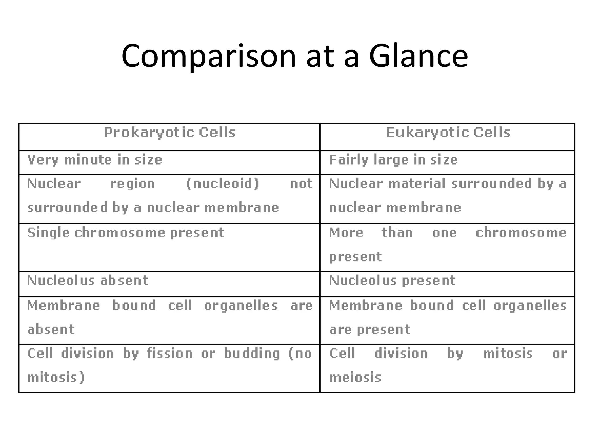 Prokaryotic vs. eukaryotic cellspptm | PPT