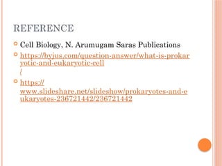 PROKARYOTIC VERSUS EUKARYOTIC CELL.pptx
