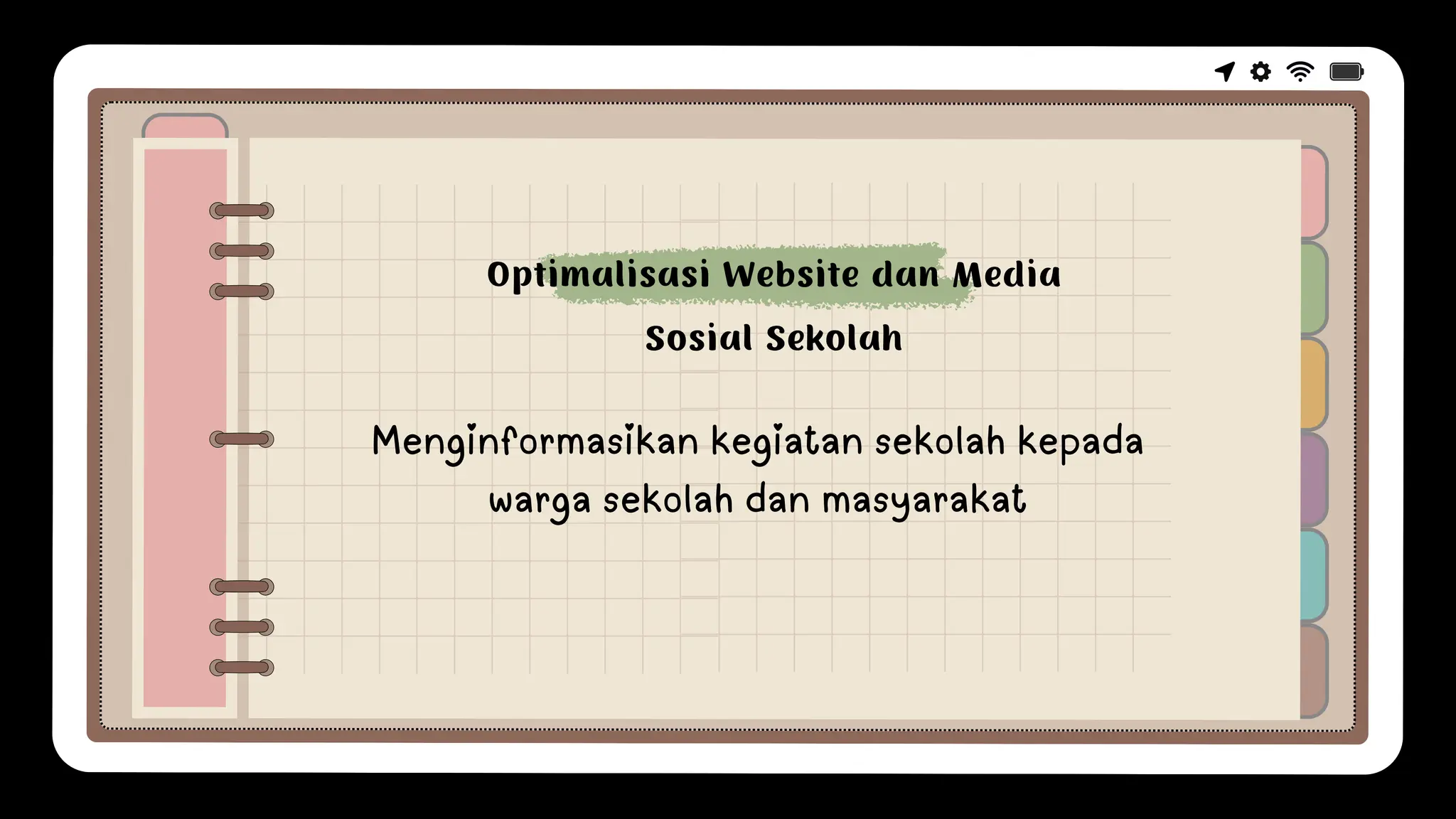 PROKER HUbungan masyarakat di sekolahana | PPT