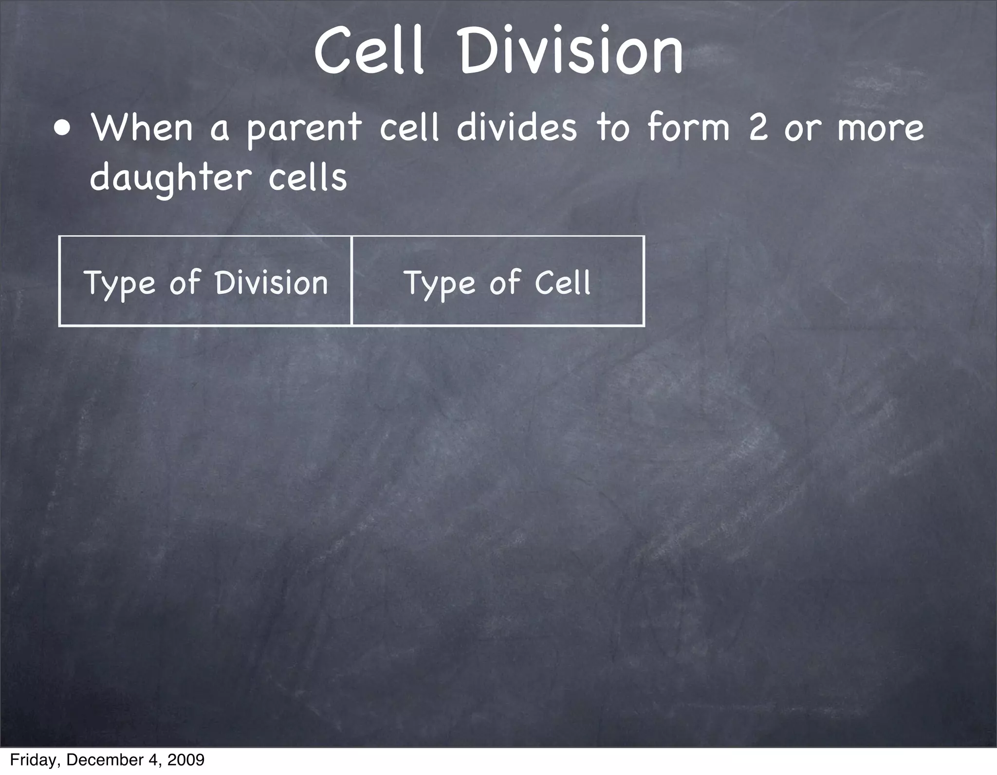 Prok Euk Cell Division | PDF