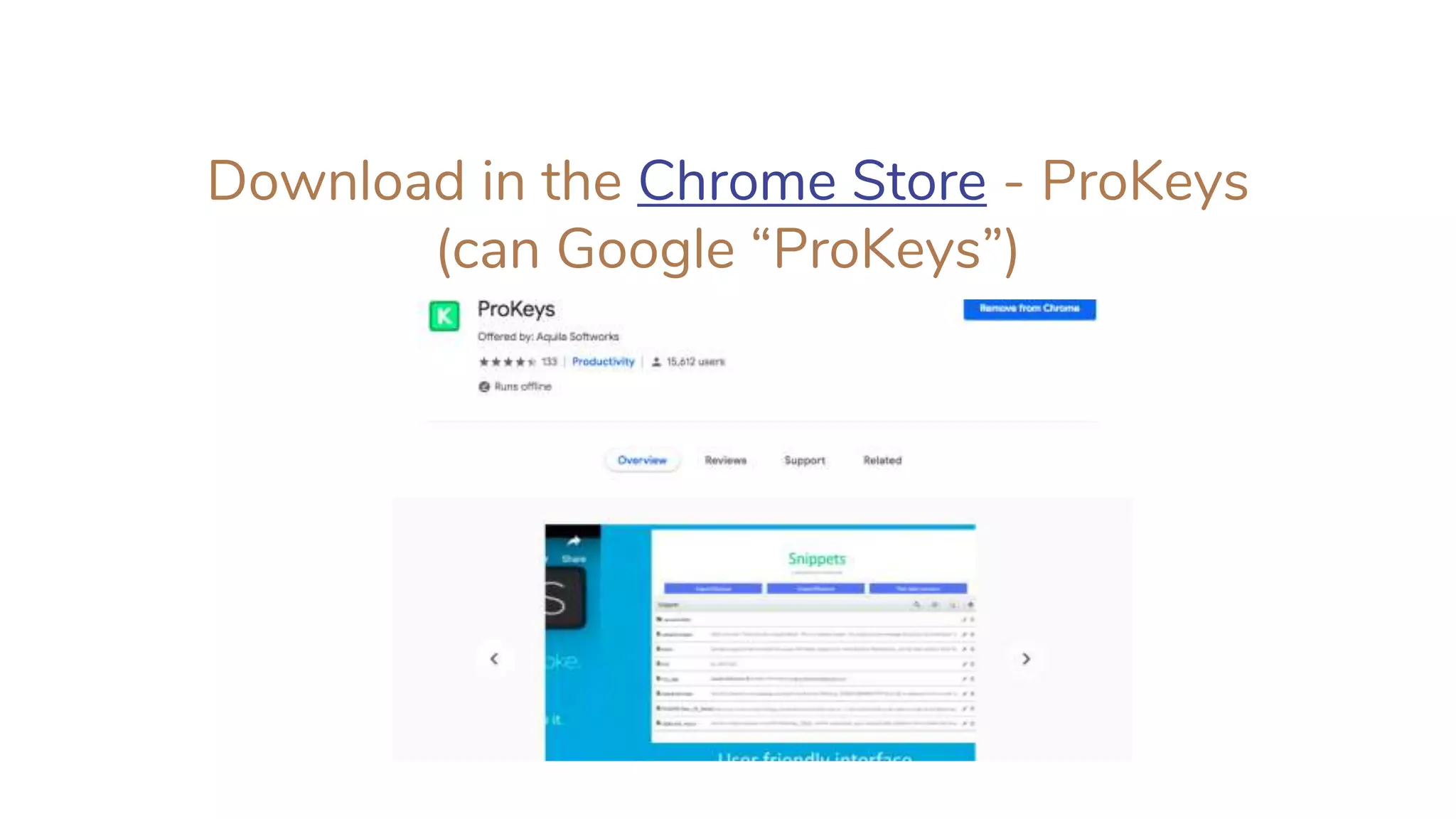 ProKeys chrome extension | PPTX