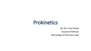 Prokinetics.pptx | Digestive Disorders | Diseases and Conditions