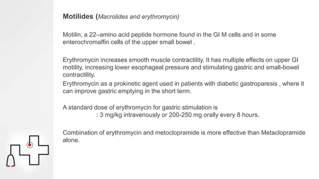 Prokinetics 1 | PPTX | Digestive Disorders | Diseases and Conditions