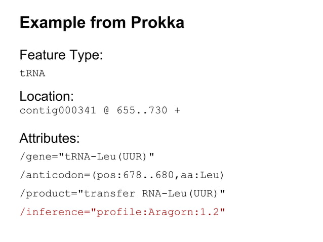 Prokka - rapid bacterial genome annotation - ABPHM 2013 | PPTX
