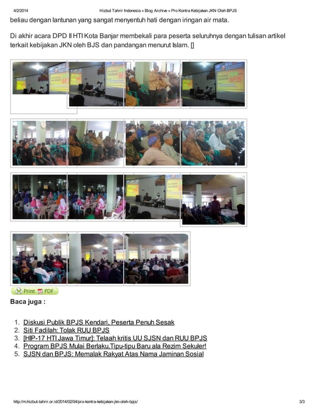 Pro kontra kebijakan jkn oleh bpjs | PDF