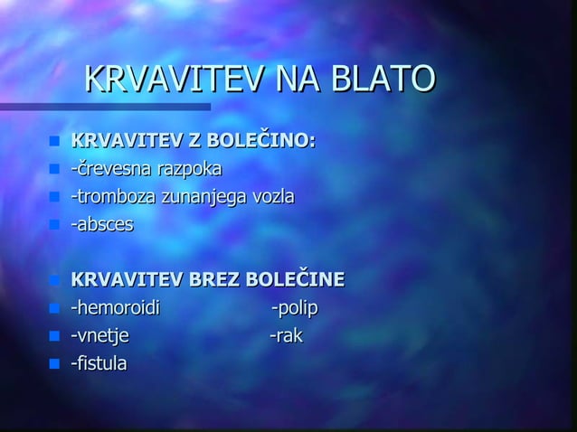 Proktologija Koncna Verzija | PPT