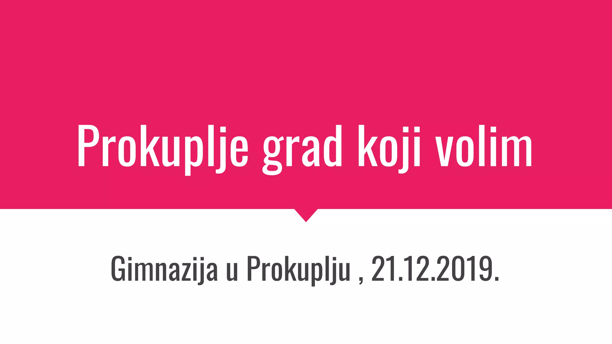 Prokuplje grad koji volim | PPTX