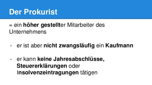 Prokura & Prokurist - Was bedeutet das eigentlich?