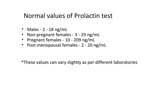 Prolactin test | ODP